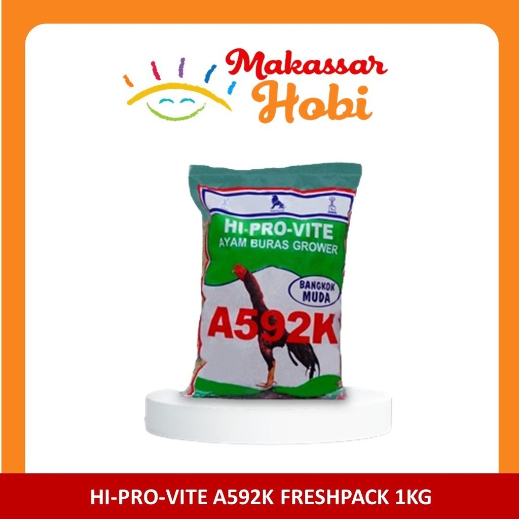 Jual Pakan Ayam Bangkok A592K Hi-Pro-Vite A 592 K 592K Jago Tarung 1kg ...