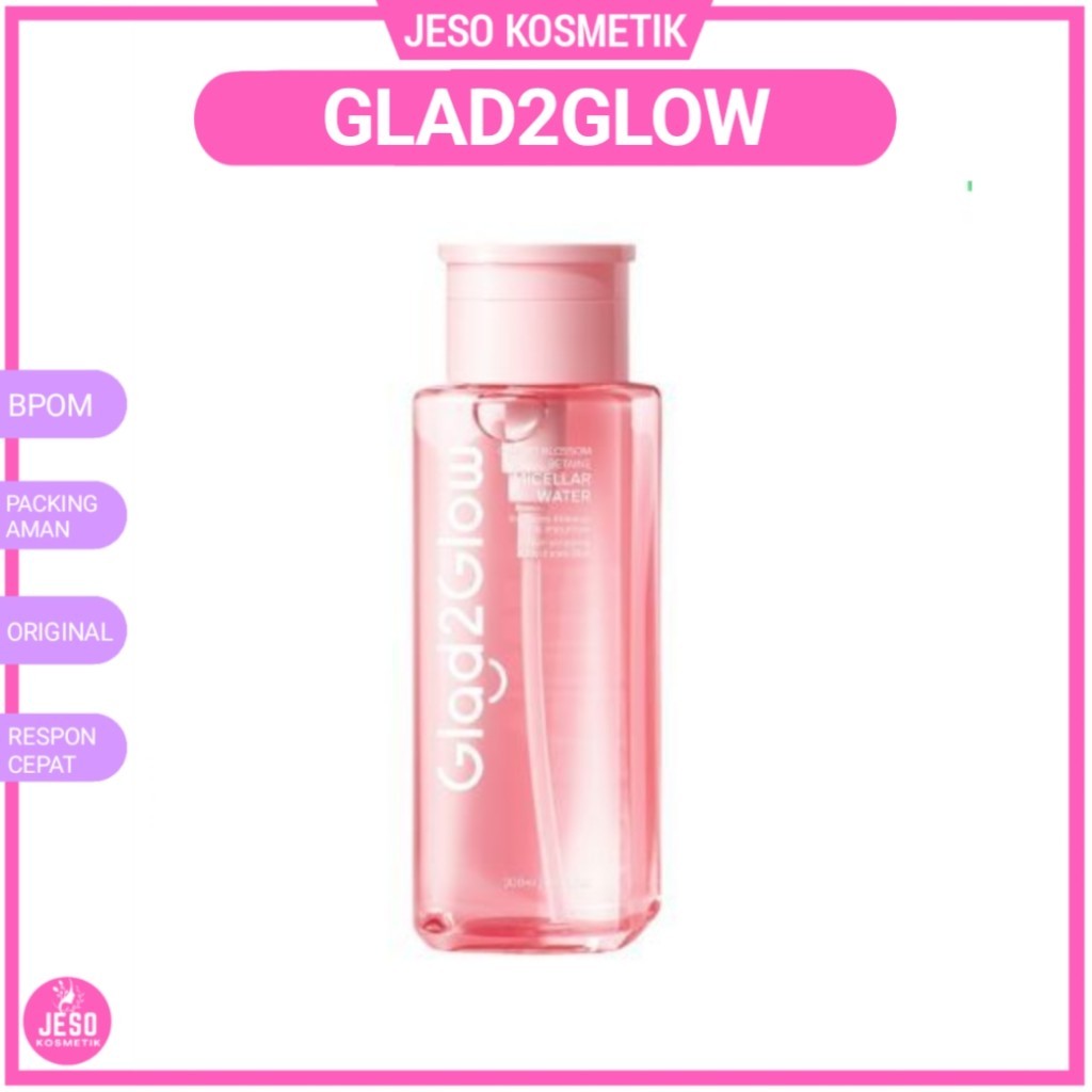 Jual JESO - Glad2Glow Cherry Blossom Betaine Micellar Water | 300 ml ...