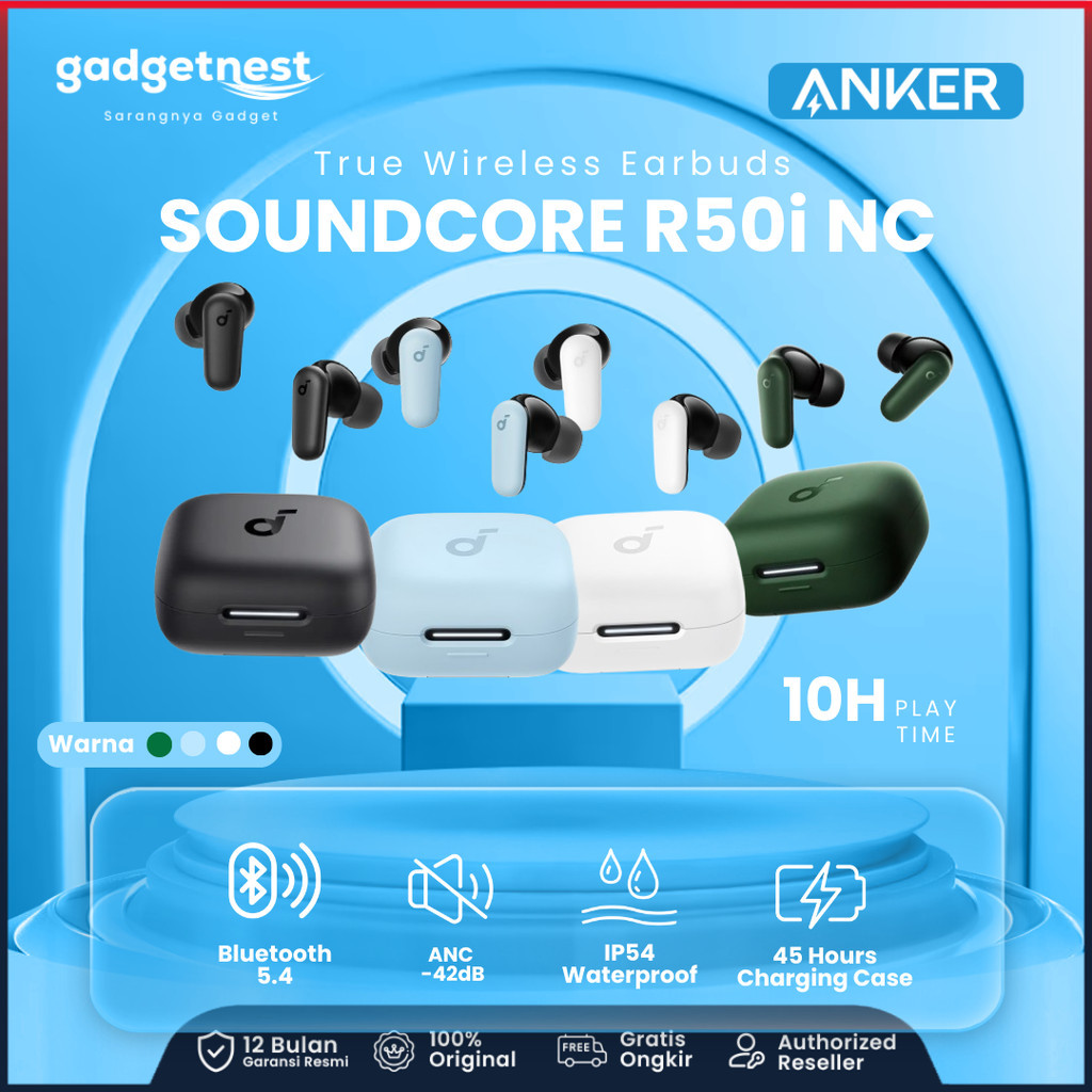 Jual Soundcore by Anker R50i NC Earbuds Adaptive Noise Canceling ...