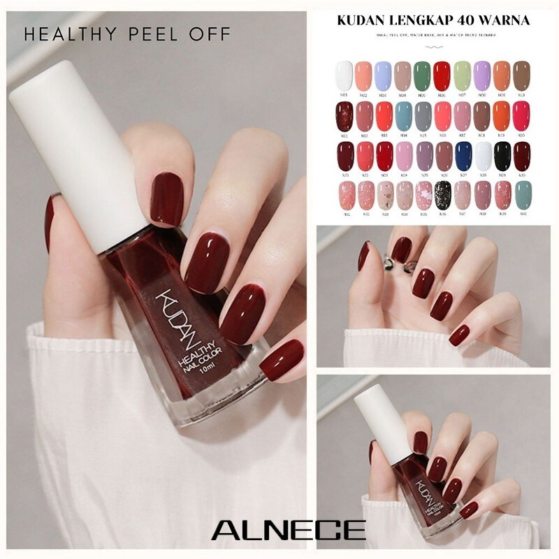 Jual 40 warna Bisa Di Kupas Kutek Halal Muslimah Kutek Peel Off Bisa ...