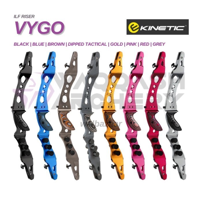 Jual KINETIC VYGO 25" ILF RISER Recurve Bow Original | Shopee Indonesia