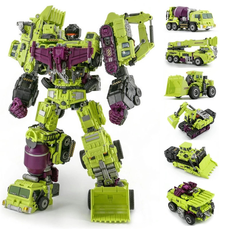Jual JINBAO 6 IN 1 New Devastator Toy Transformation KO G1 Robot Car ...