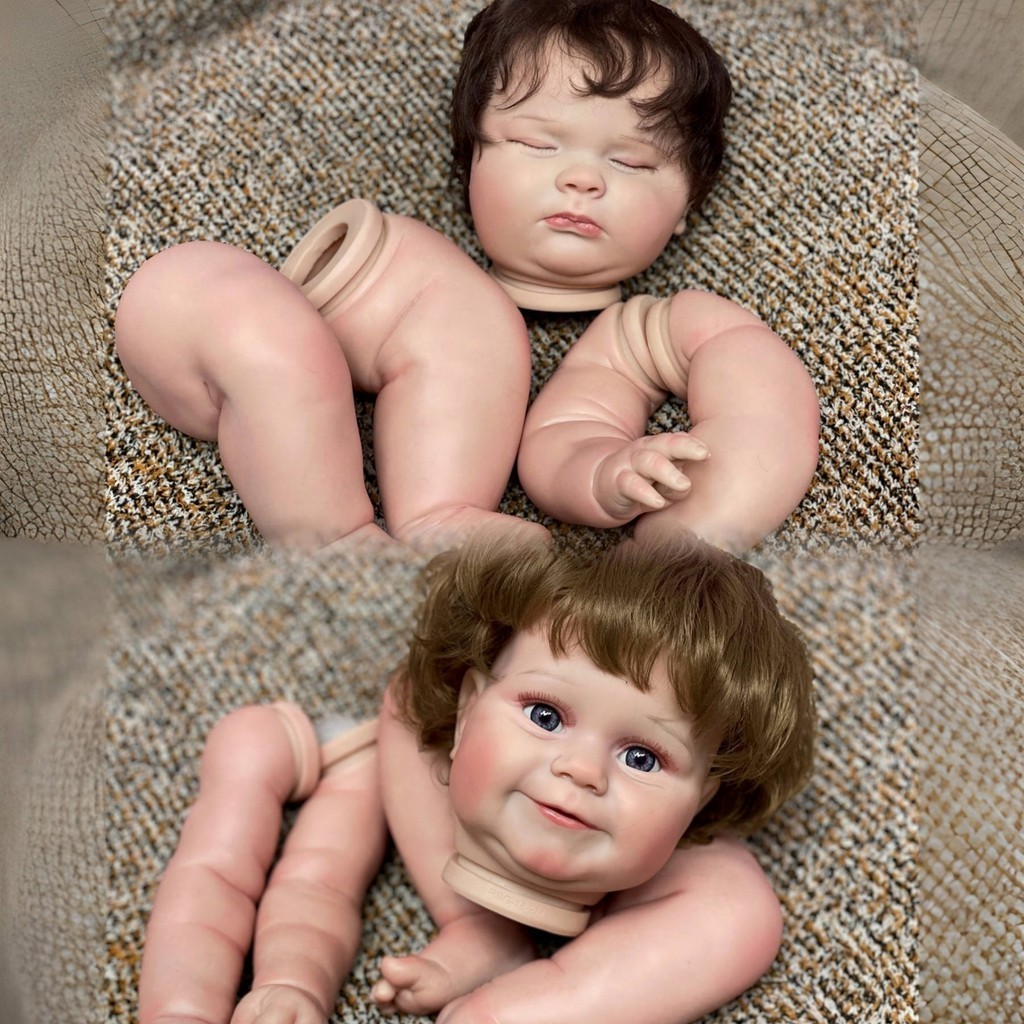 Jual 24Inch/60cm Maddie/Joseph Kit Reborn With Rooted Hair Unassembled ...