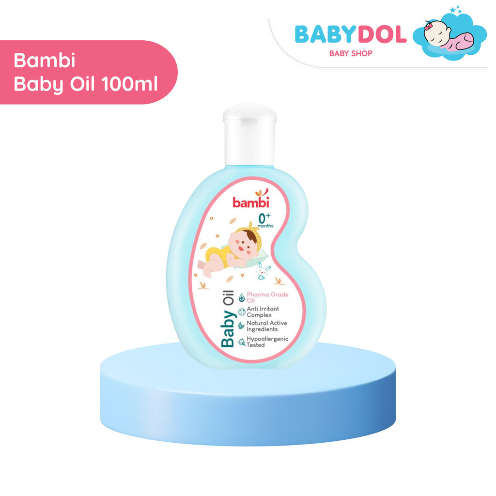 Jual BABYDOL Bambi Baby Oil 100 ML Baby Oil Pijat Bayi | Shopee Indonesia