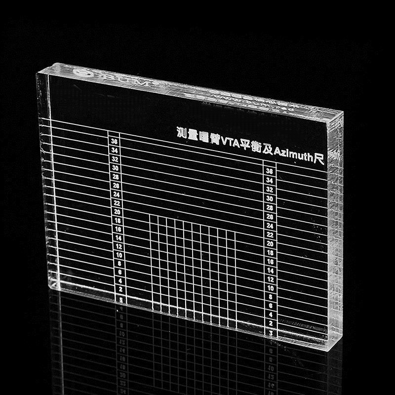 Jual Record Player Measuring Phono Tonearm VTA/Cartridge Azimuth Ruler ...