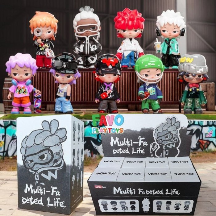Jual WOW TOY JD Multi Faceted Life Series Blind Box Figures | Shopee ...