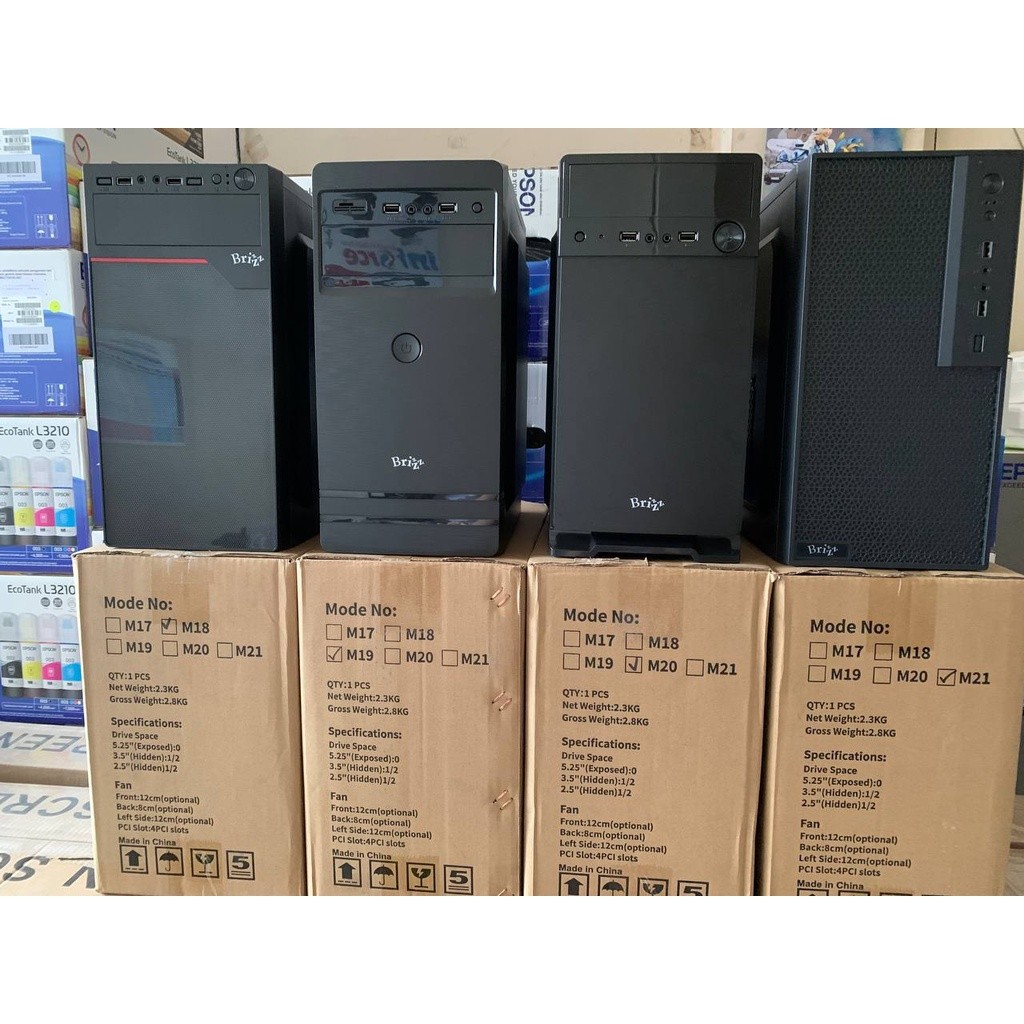 Jual CASING BRIZZ M-ATX INCLUDE PSU 500 WATT | Shopee Indonesia