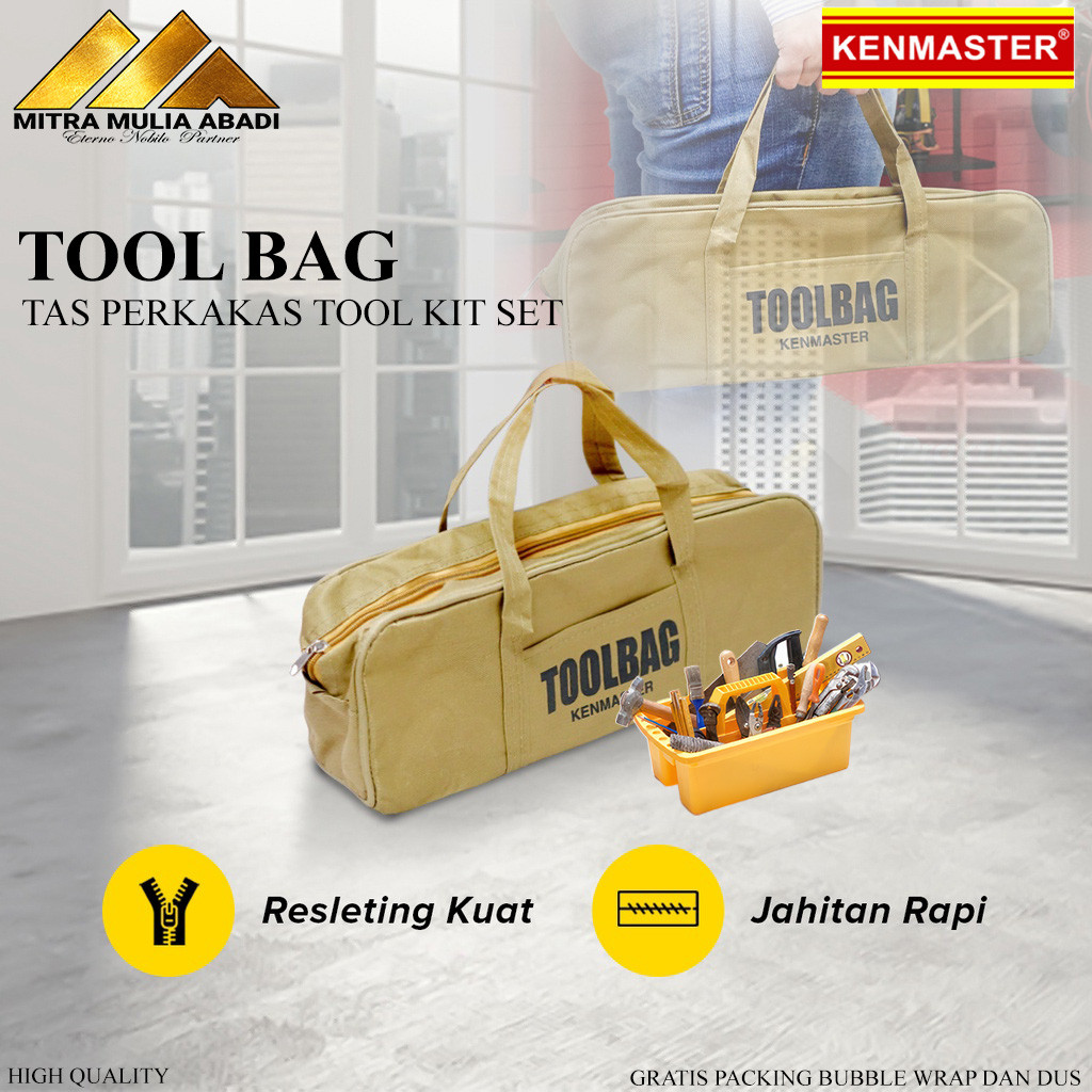 Jual Kenmaster Tas Tempat Perkakas /Tool Bag KENMASTER Tool Kit Set ...