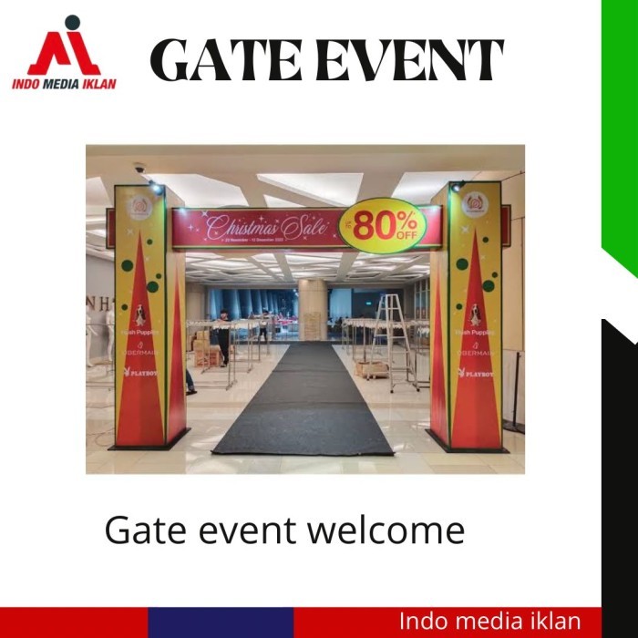 Jual Gate Event / Welcome gate - finishing flaxy | Shopee Indonesia