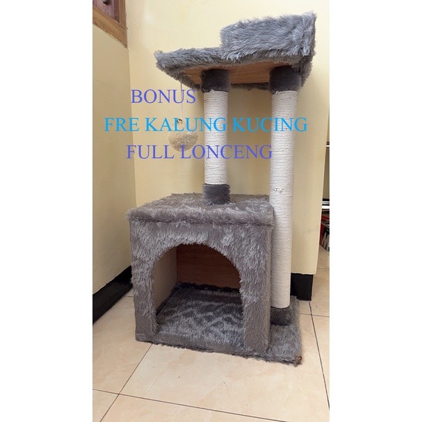 Jual Cat Condo, Rumah Kucing interaktif BELI RUMAH BONUS KALUNG KUCING ...