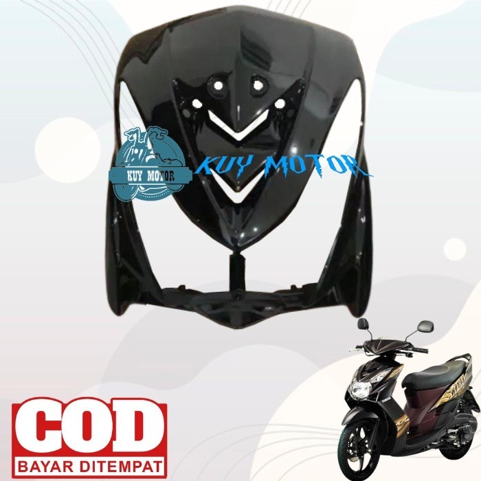 Jual Cover Panel Tameng Dasi Depan Mio Soul Karbu 2007 2012 Warna Hitam ...