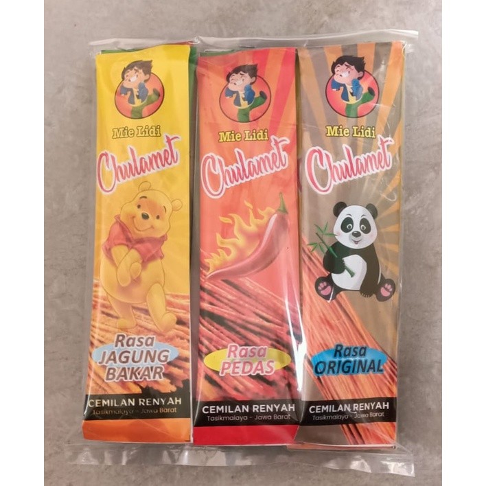 Jual Mie Lidi 1pack isi 12pcs Mielidi makaroni Viral jajanan jadul ...