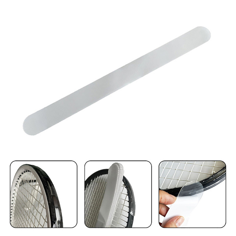 Jual Transparent Tennis Racket Paddle Head Protection Tape Reduce ...