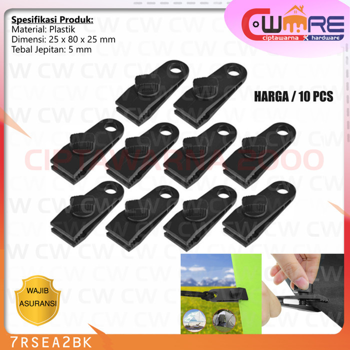 Jual Alat Klip Clip Penjepit Strap Jepit Pengencang Tenda Terpal ...