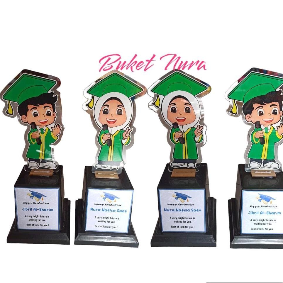 Jual Piala Wisuda Akrilik Custom Murah / Piala Akrilik Wisuda / Piala ...