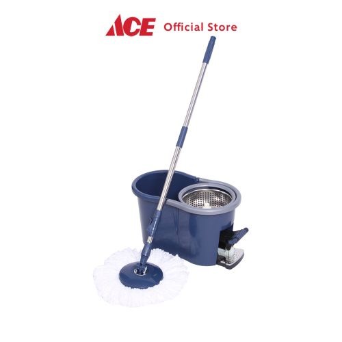 Jual Proclean Set Alat Pel Putar Dengan Ember 2 In 1 - Biru Kain Pel ...