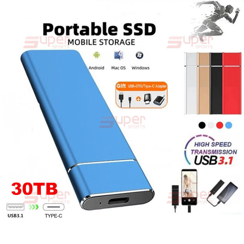 Jual Portable SSD External SSD 1TB SSD Eksternal dengan Kapasitas dan ...