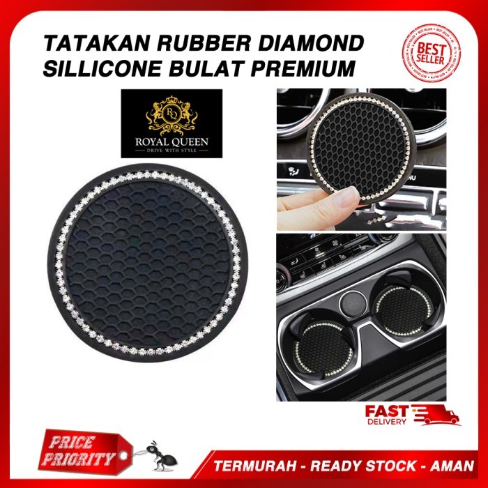 Jual RoyalQueen Alas Tatakan Silicone Bulat Mobil Botol Gelas Cup ...