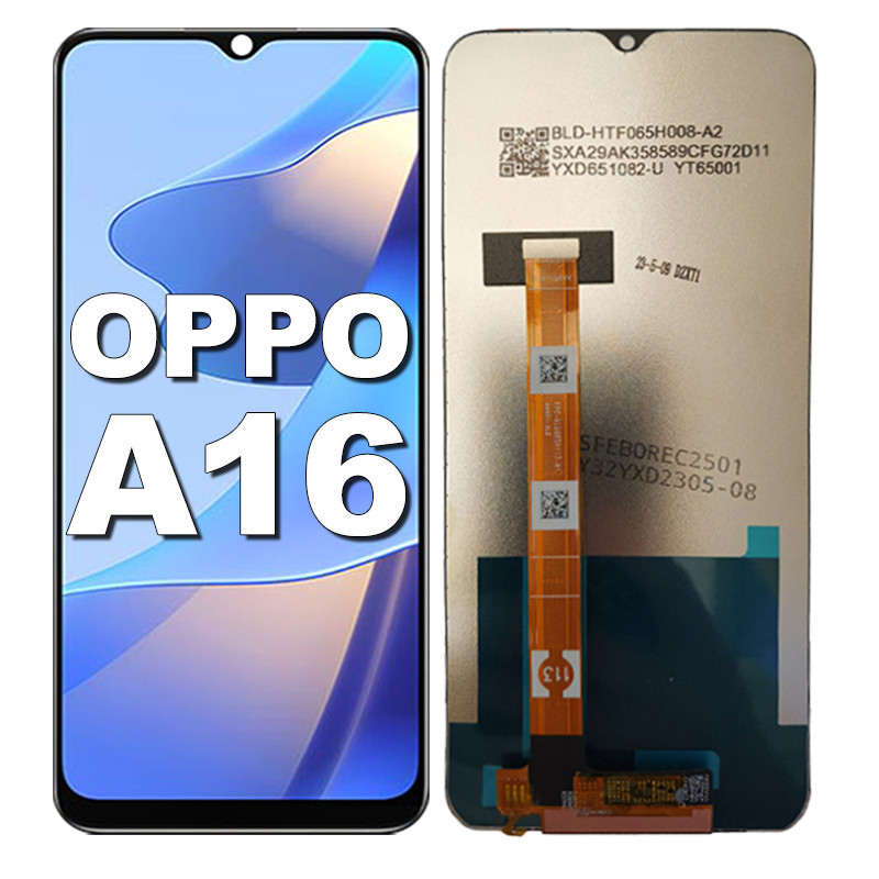 Jual LCD OPPO A16 Original COD TOUCHSCREEN Fullset Crown Murah Compatible For Glass Touch Screen ...