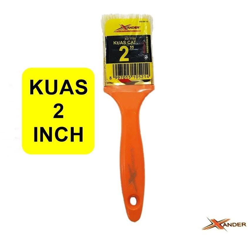 Jual Kuas Cat Kayu Besi 2 Inch Xander - kayu besi Gagang Plastik ...