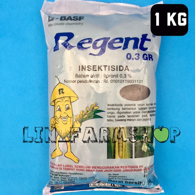 Jual REGENT 0.3 GR TABUR 1 KG ( Fipronil 0.3% ) | Shopee Indonesia
