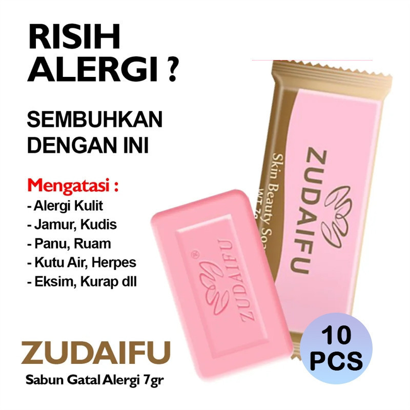Jual [ 10 PCS ] Sabun Sulfur Belerang Zudaifu Sabun Mandi Atasi Kulit ...