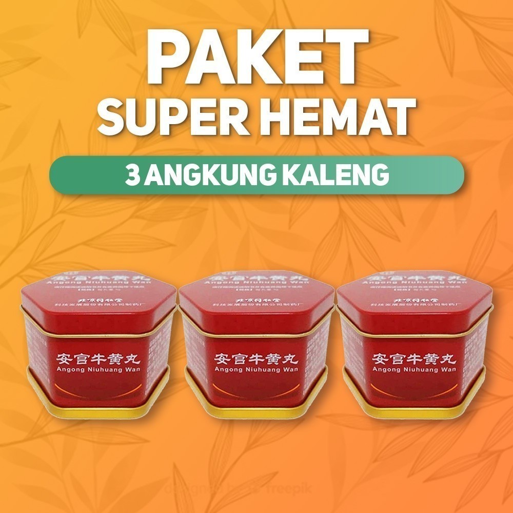 Jual PAKET HEMAT ANGKUNG KALENG ANGONG NIUHUANG WAN TONG REN TANG ...