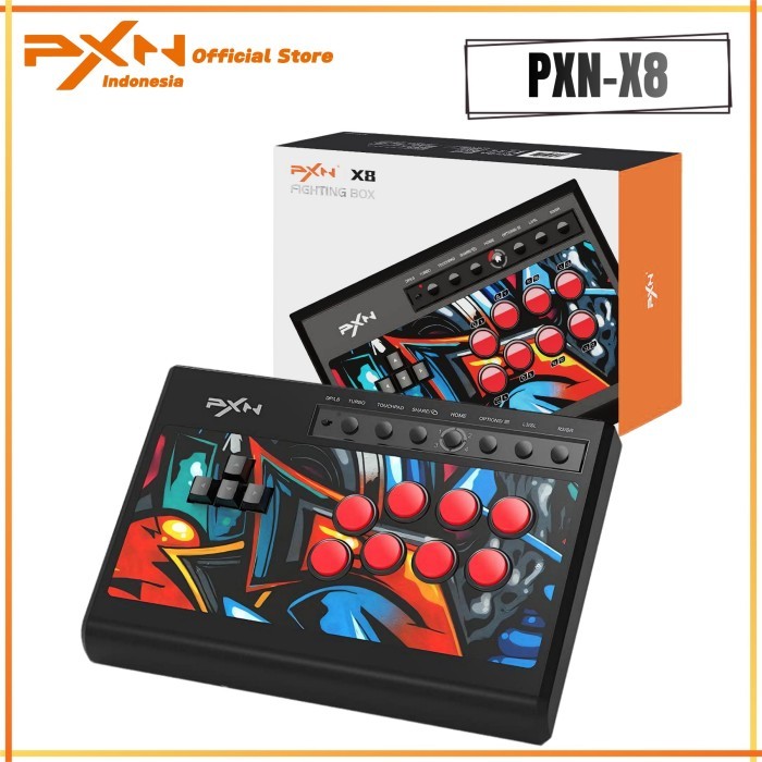Jual PXN X8 Keyboard Wired Arcade Fight Stick for Joystick Game Controller | Shopee Indonesia