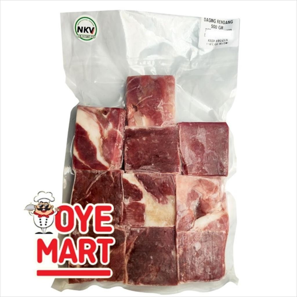 Jual DAGING RENDANG BLADE IMPORT AUS 500GR/BEEF RENDANG DADU/CUBE ...