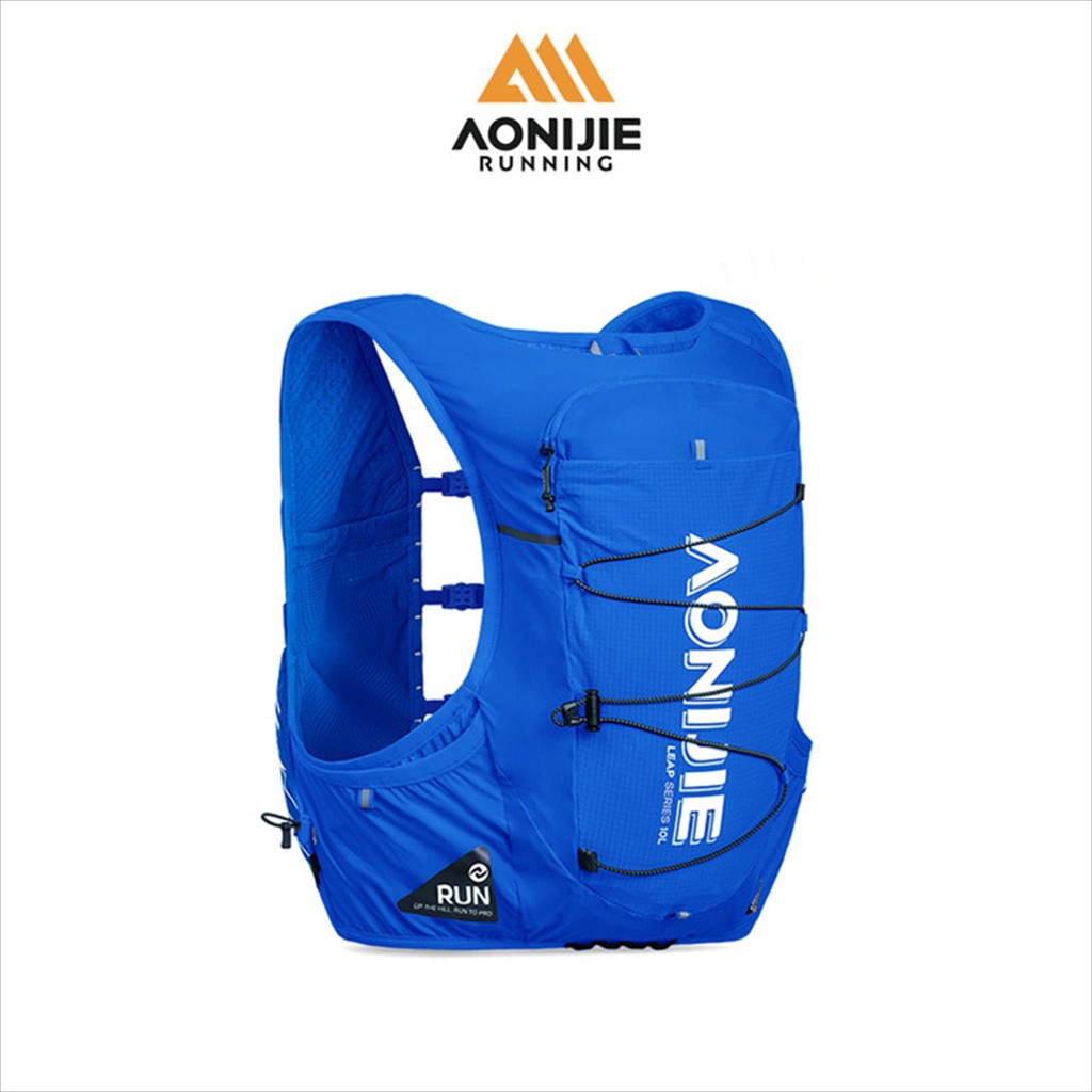Jual Aonijie C9116 Hydration Backpack Vest - 10 Liter Trail Running Sports - BLUE | Shopee Indonesia