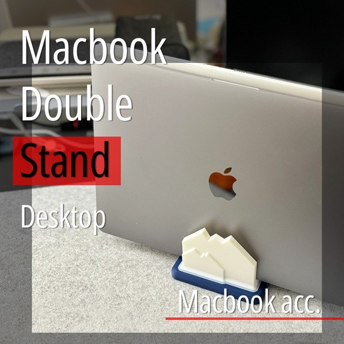 Jual Macbook Stand Dock Bracket MOUNTAIN Custom Size Laptop Double ...