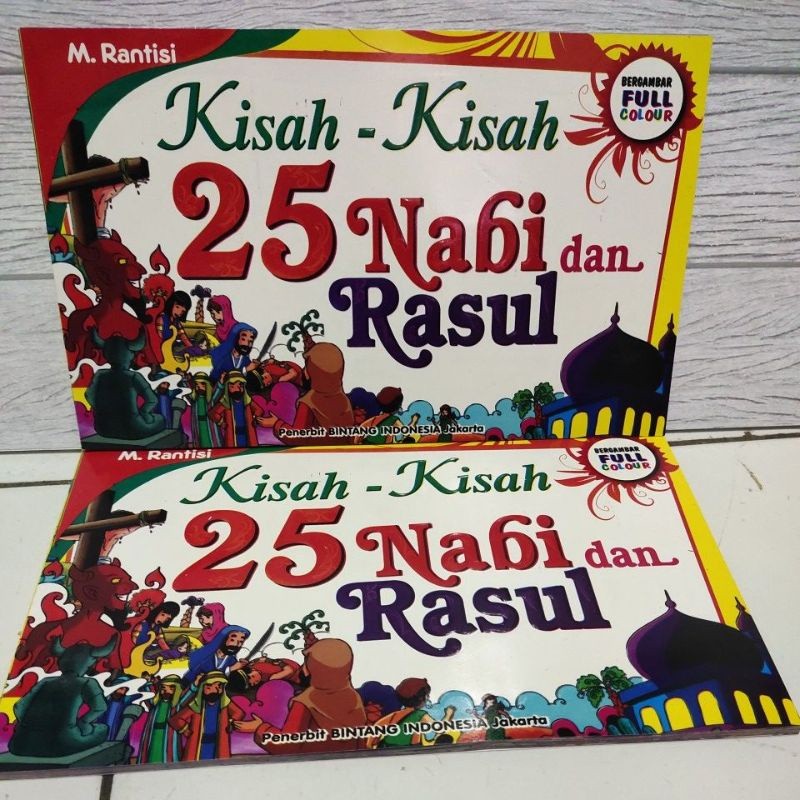 Jual buku Kisah - Kisah 25 Nabi dan Rasul | Edisi Full Color | Shopee Indonesia
