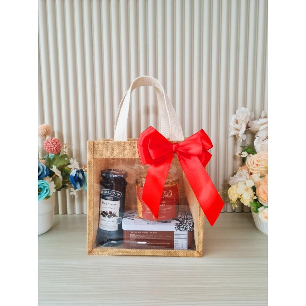 Jual Tas Hampers Tote Bag Goodie Bag Hadiah Souvenir - HG007 | Shopee ...