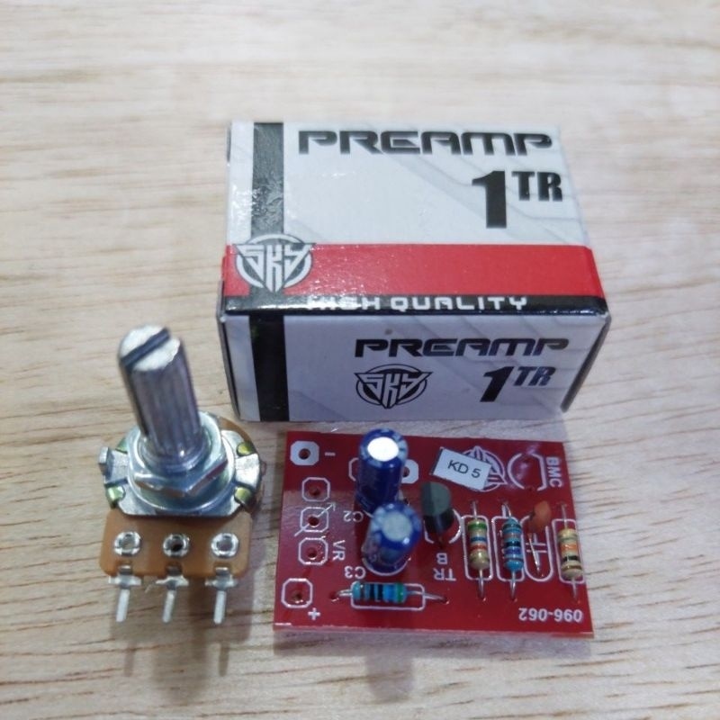 Jual KIT PreAmp MIC 1 Transistor + potensio Towa Toa microphone ...