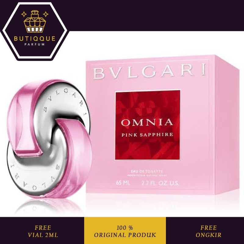 Jual BLGR OMNIA PINK SAPPHIRE EDT 65 ML Segel + Batchcode | Shopee Indonesia