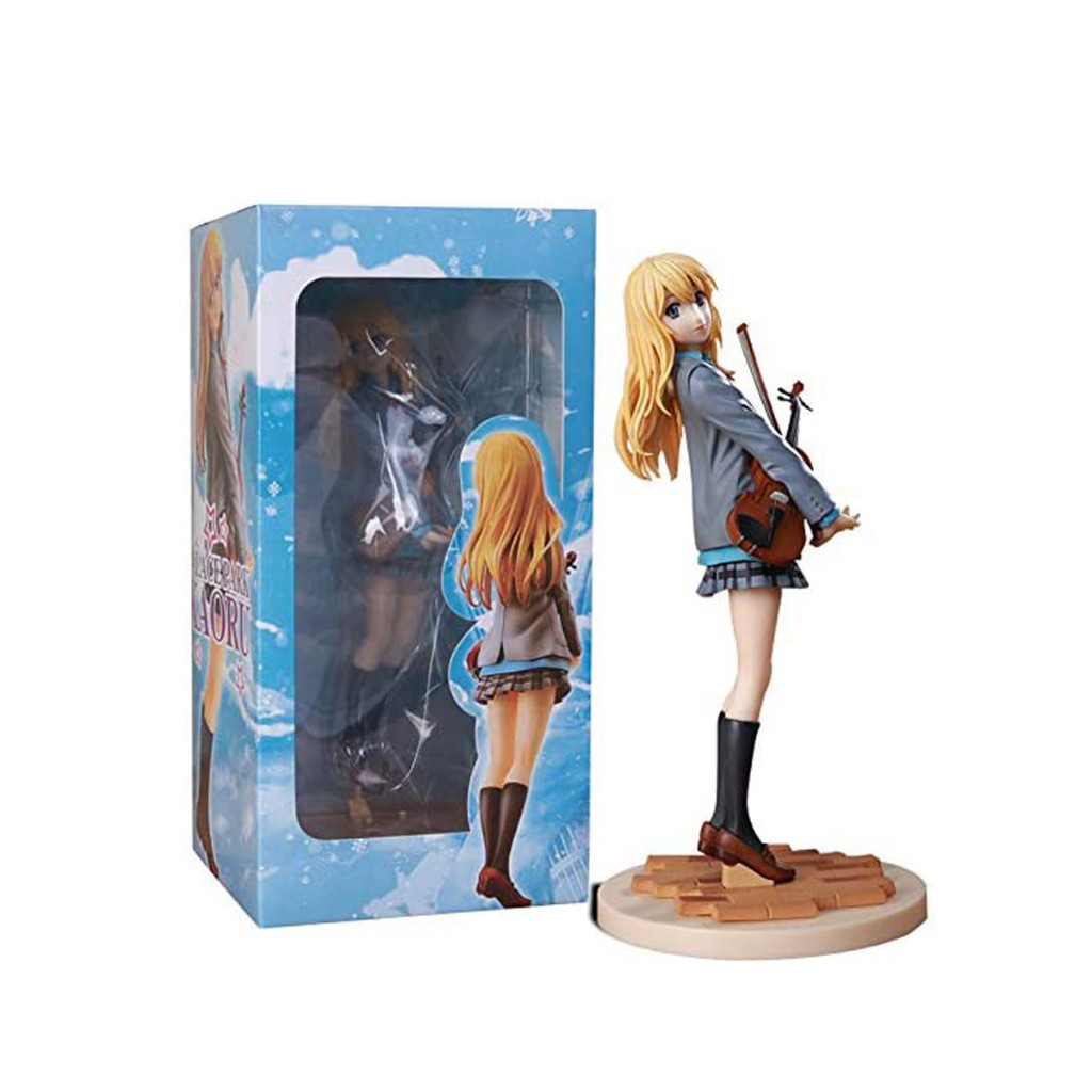 Jual Kaori Miyazono Uniform Violin Shigatsu wa Kimi no Uso 20cm Action ...