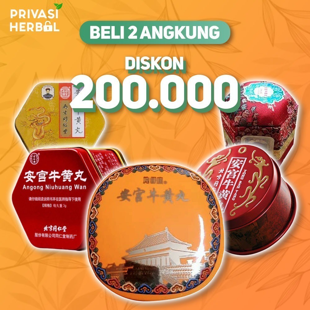 Jual Angkung Original Cina Obat Stroke Herbal Cina Angong Niuhuang Wan ...
