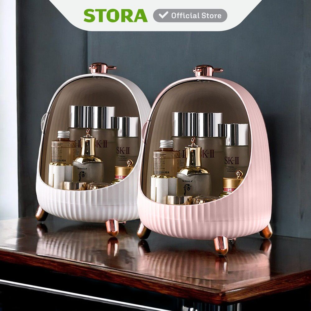 Jual Stora Organizer Kosmetik LED Tempat Make Up Wadah Simpan Alat ...
