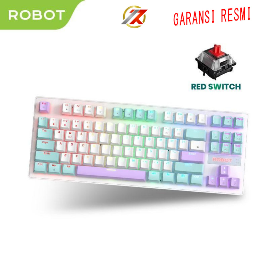 Jual Keyboard ROBOT WORKMATE III Red Switch Mechanical Wired Keyboard ...