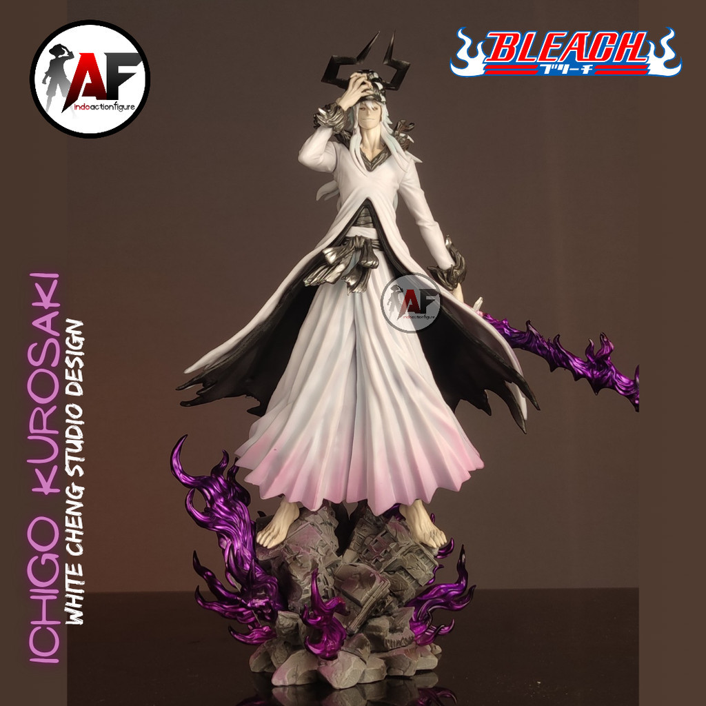 Jual Statue Action Figure Bleach White Ichigo Kurosaki Cheng Studio ...