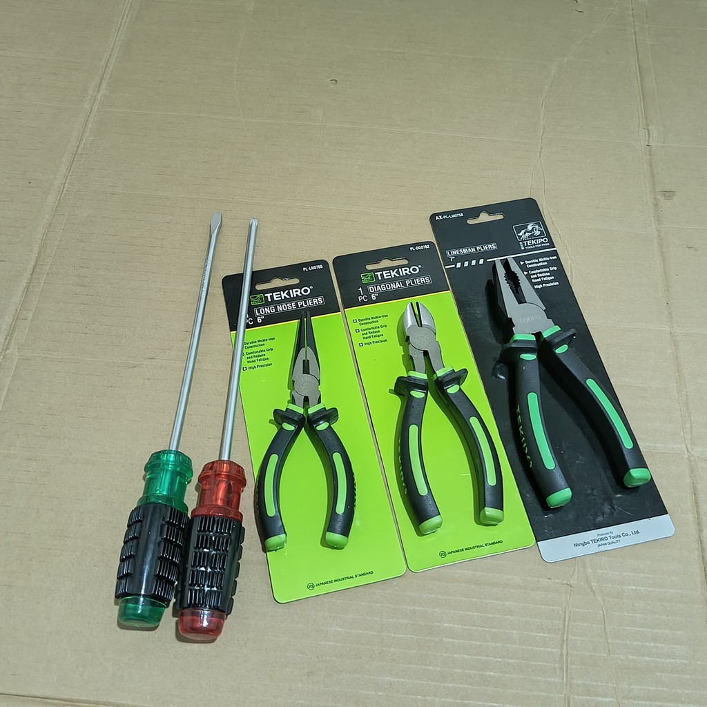 Jual TEKIRO Promo Paket 4set TEKIRO TANG SET 3 PCS tang kombinasi 7 ...