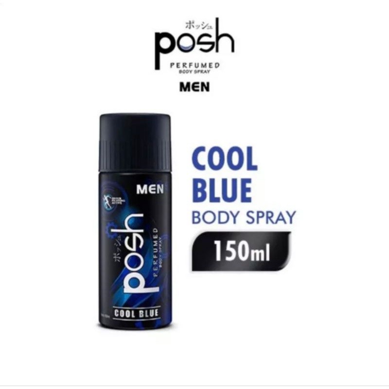 Jual posh men perfumed body spray 150 ml | Shopee Indonesia