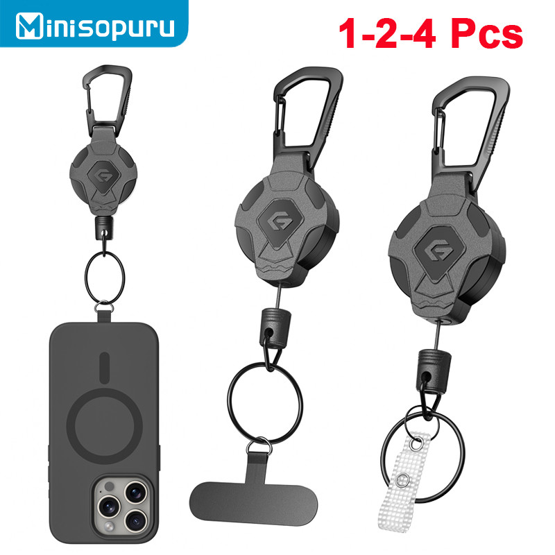 Jual Minisopuru Retractable Keychain Heavy Duty With Phone clip ...