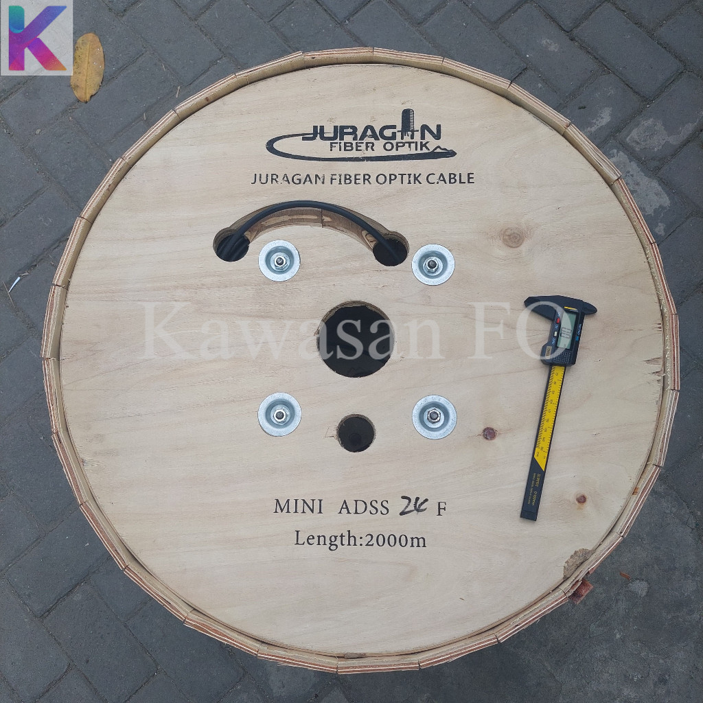 Jual Mini ADSS 24 Core 2 Tube / KU 24Core Mini ADSS Kabel Mini ADSS 24C ...