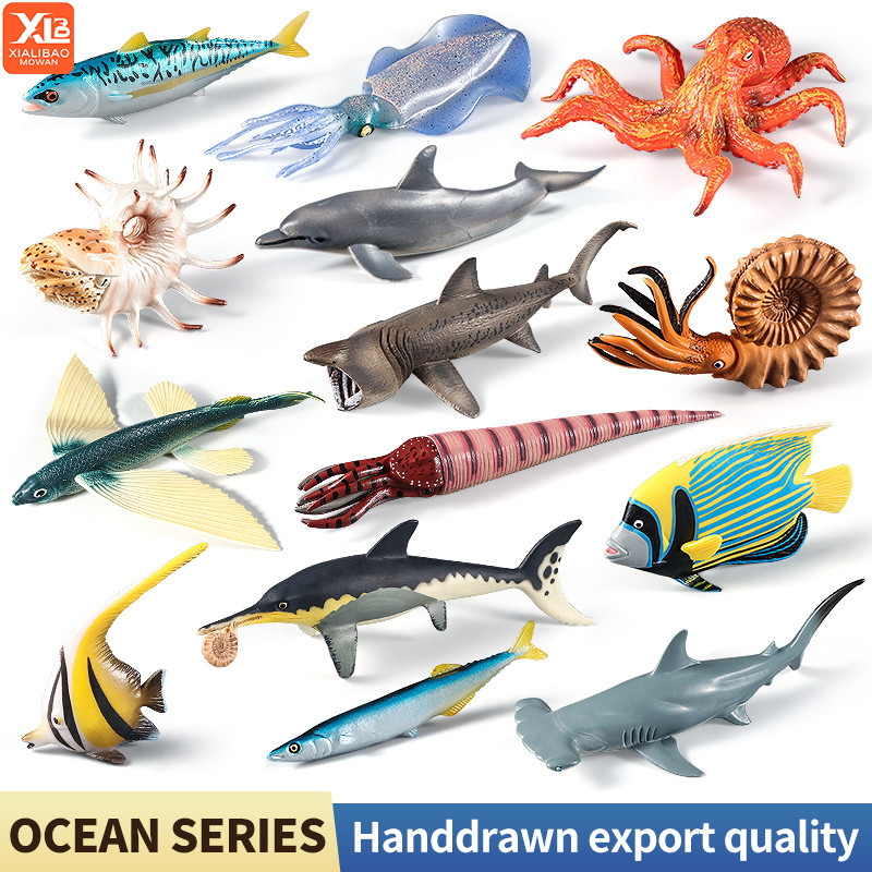 Jual Sea Life Underwater World Whale Shark Octopus Penguin Action ...