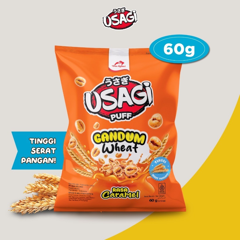 Jual USAGI Puff Caramel 60g isi 2 pcs | Shopee Indonesia