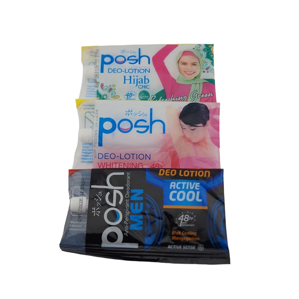 Jual Posh Anti-Perspirant Deo Lotion Sachet - Netto 11 gr | Shopee ...