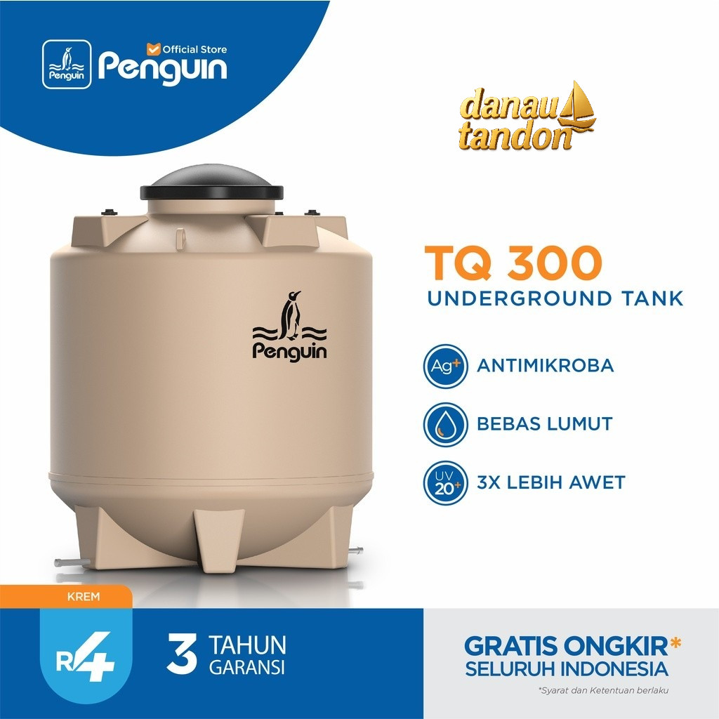 Jual Penguin TQ-300 3000 Liter Toren Tandon Tangki Air Underground Tank ...
