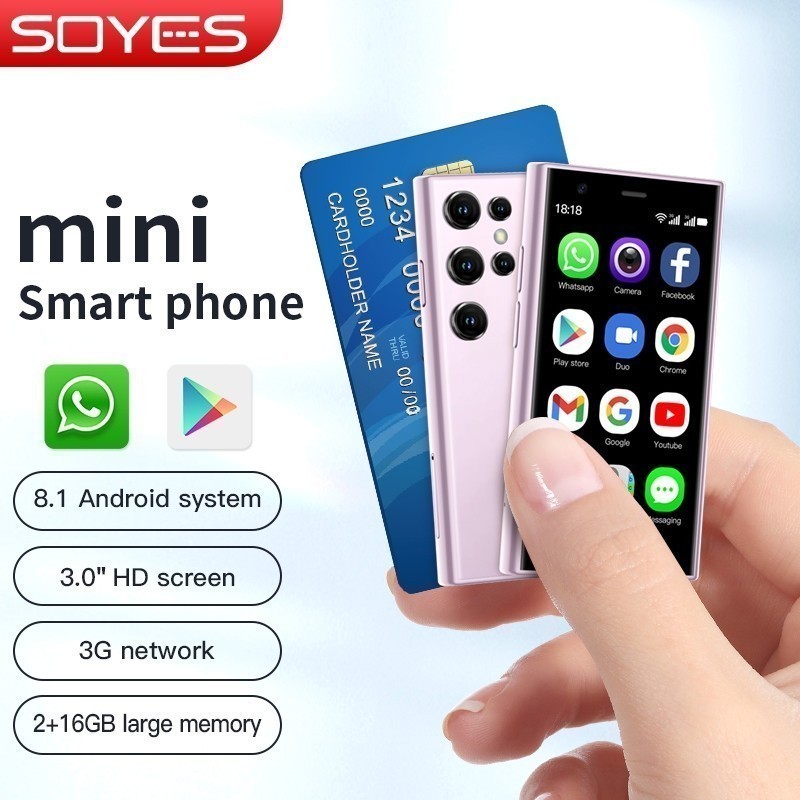Jual Soyes hp mini android Mini Phone ram 2/16G jaringan 3G | Shopee ...