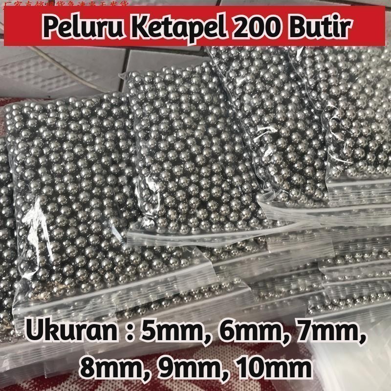 Jual 200 Butir Peluru Ketapel Baja Impor – Siap Tembak, Siap Kena ...